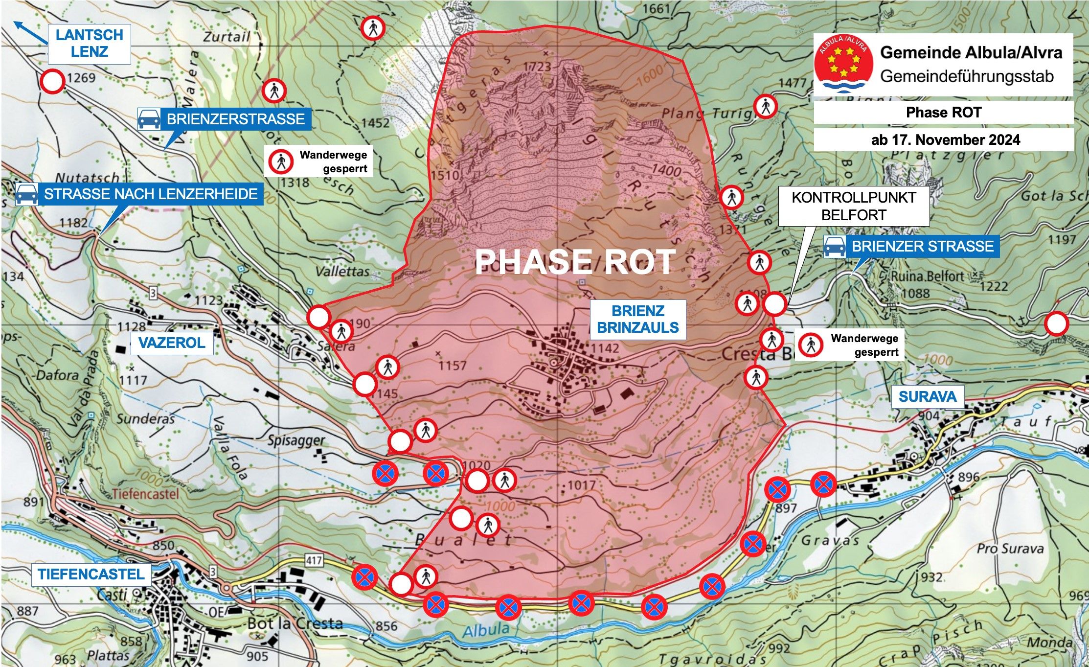 Albula/Alvra - Info Brienzer Rutsch